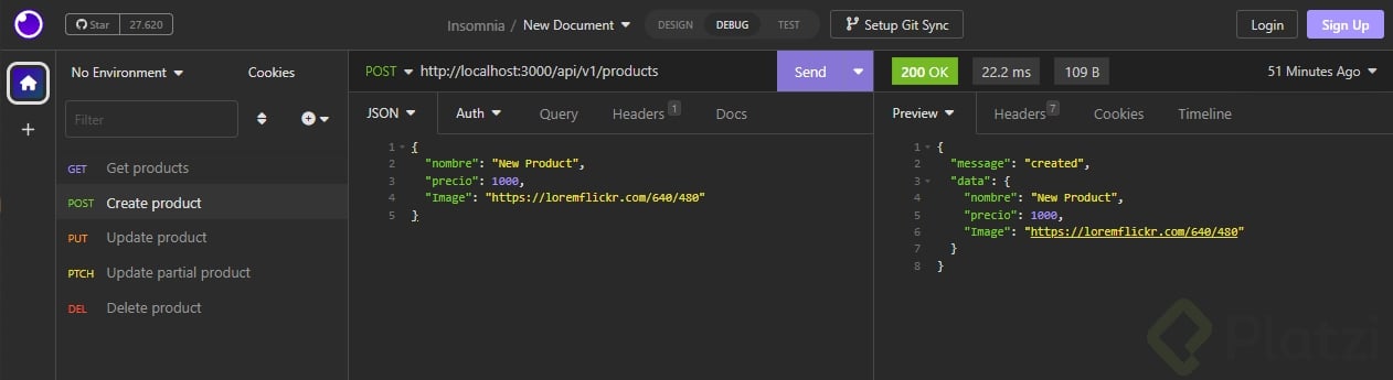 Como crear un CRUD en nodejs para un ecommerce Como crear un CRUD en nodejs para un ecommerce